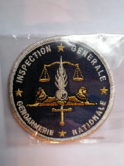 ÉCUSSON RONDACHE GENDARMERIE brodé Inspection Générale IGGN EUR 11,00 - PicClick FR