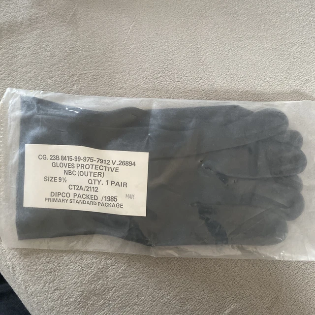 BRITISH ARMY NBC/CBRN Outer Gloves-New £9.99 - PicClick UK