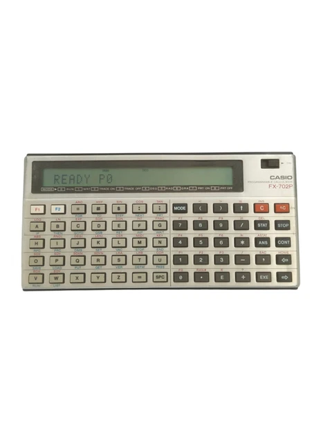 CASIO FX-702P PROGRAMMABLE CALCULATOR Vintage EUR 25,00 - PicClick FR