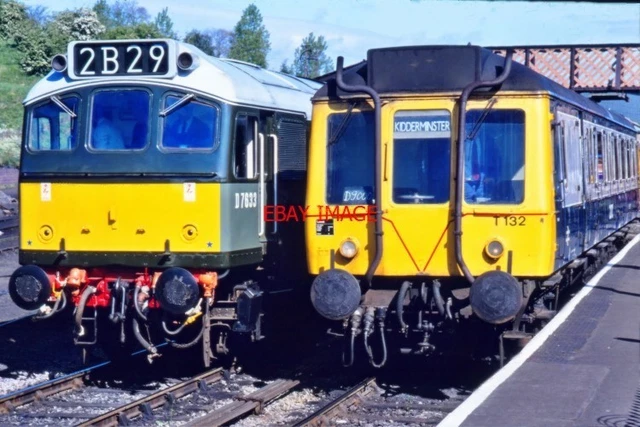 PHOTO DMU T132 And D7633 Svr 1980S £1.85 - PicClick UK