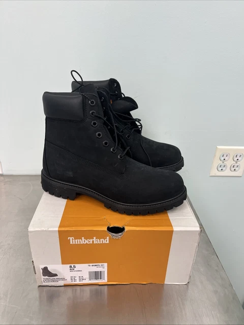 TIMBERLAND MEN'S 6 inch Premium Waterproof Boot Fashion, Black Nubuck ...