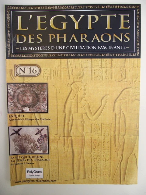 L'EGYPTE DES PHARAONS n° 16 ALEXANDRIE Poster : Déesse ISIS. Sans le DVD. EUR 3,10 - PicClick FR