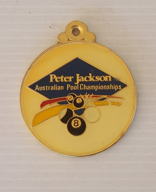 VINTAGE 1992 PETER Jackson Australian Pool Championships Award Medal ...