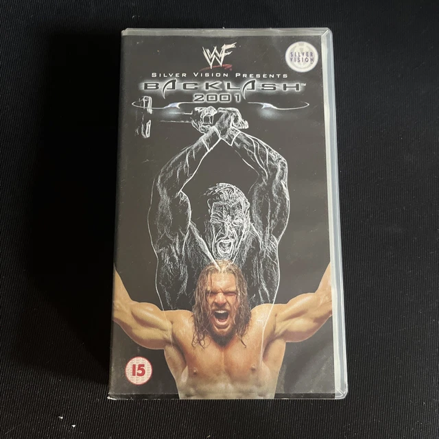 WWF - BACKLASH 2001 VHS - Rare, Now Deleted. £10.99 - PicClick UK