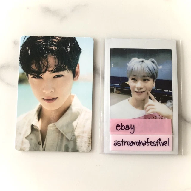ASTRO CHA EUNWOO 2022 MAGAZINE Photo Book Official MD Trading Card ...