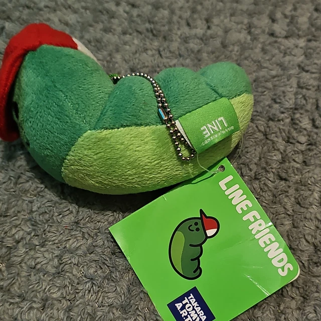 NEW LINE FRIENDS TOMY ARTS caterpillar plush keychain £14.00 - PicClick UK