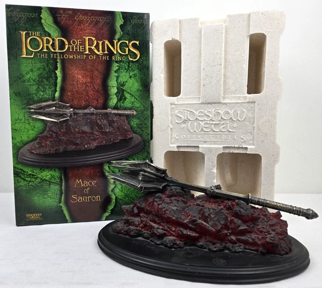 LORD OF THE Rings Mace of Sauron Statue Limited #2716/3500 LOTR ...