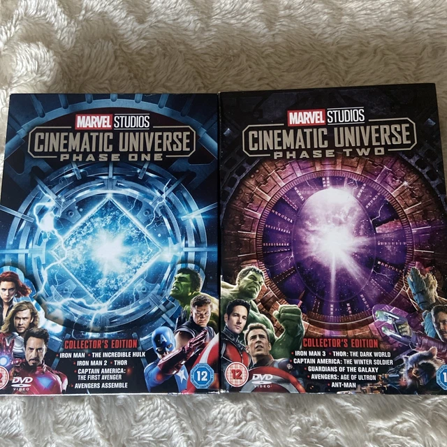 MARVEL STUDIOS CINEMATIC Universe: Phase One & Phase Two (DVD) 1 & 2 ...