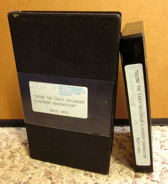 USING EARLY CHILDHOOD CLASSROOM OBSERVATION video VHS Naeyc teaching ...