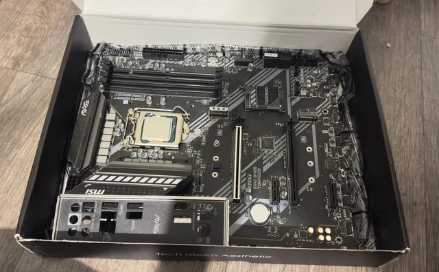 INTEL CORE I7-10700 + MSI MAG B460 TORPEDO (MS-7C81) Motherboard Bundle £94.32 - PicClick UK