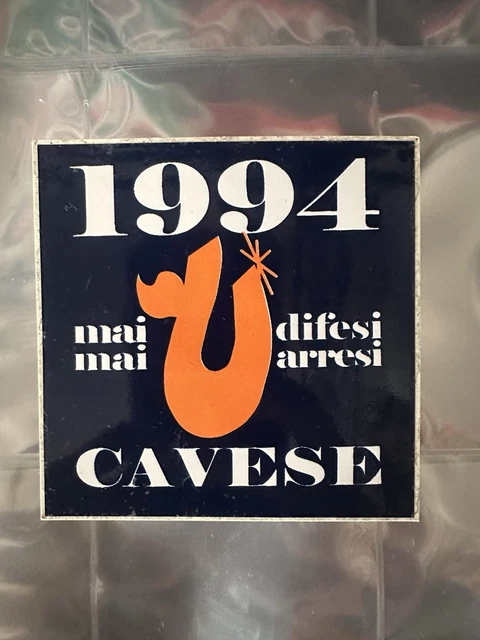 ADESIVO ULTRAS STICKERS Cavese Ndc Noi Di Cava Catello Mari Curva Sud ...