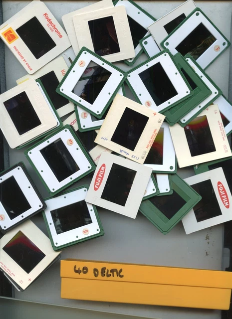 40 BR class 55 DELTIC blue livery colour slides locomotives £68.99 ...