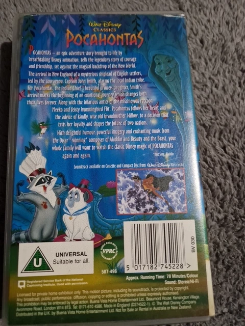 POCAHONTAS DISNEY (VHS, 2000) £0.99 - PicClick UK