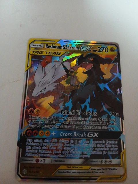 POKÉMON TCG RESHIRAM & Zekrom GX And Reshiram And Charzirad Gx £137.98 ...