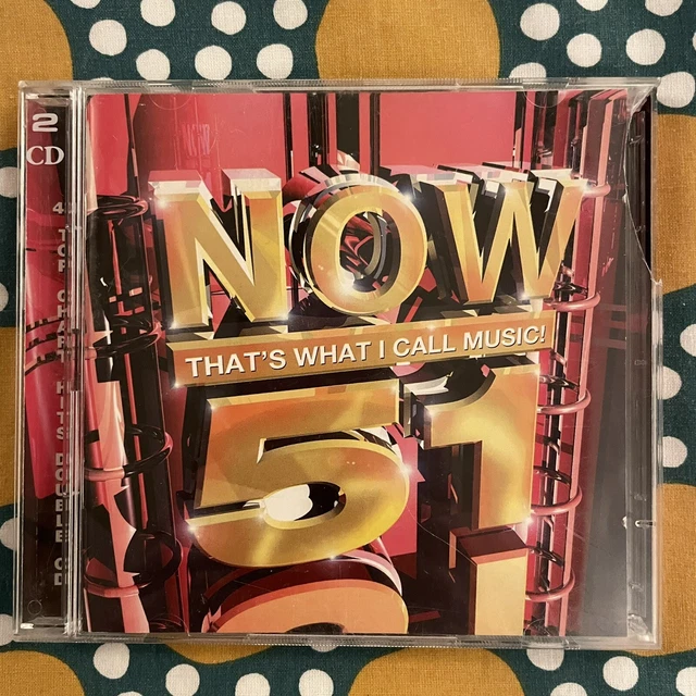 NOW THAT'S WHAT I CALL MUSIC 51 CD double ALBUM 2002 £1.99 - PicClick UK