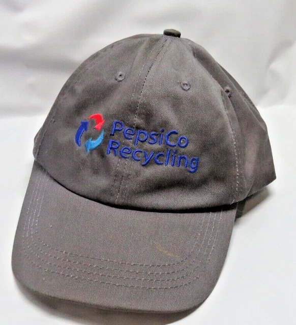 VINTAGE PEPSICO RECYCLING Adjustable Hat HTT cap Pepsi made of recycle ...