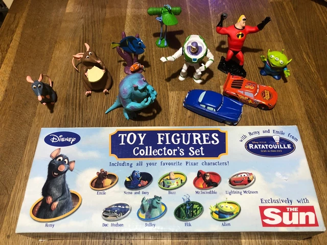 DISNEY PIXAR TOY Figures Collectors Set, Exclusively With The Sun ...