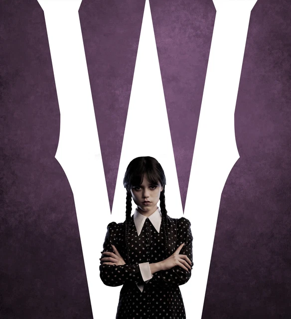 WEDNESDAY ADDAMS POSTER, Addams Family, Jenna Ortega, Nevermore Academy ...