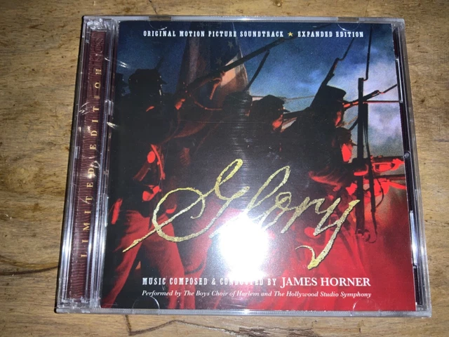 JAMES HORNER GLORY SCORE Original Film soundtrack 2 CD NEW EXPANDED ...