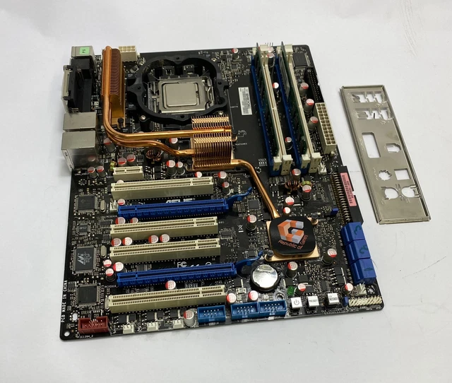 ASUS COMMANDO REV. 1.00G Socket 775 (LGA775) Motherboard with BackPlate ...
