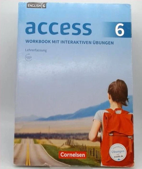 ENGLISH G ACCESS 6 Workbook Lehrerfassung mit Lösungen und CD Cornelsen ...