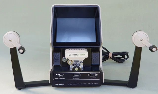 VINTAGE RAYNOX RS-3000 Dual Editor Viewer 8mm/Super 8 Cine Film Working ...