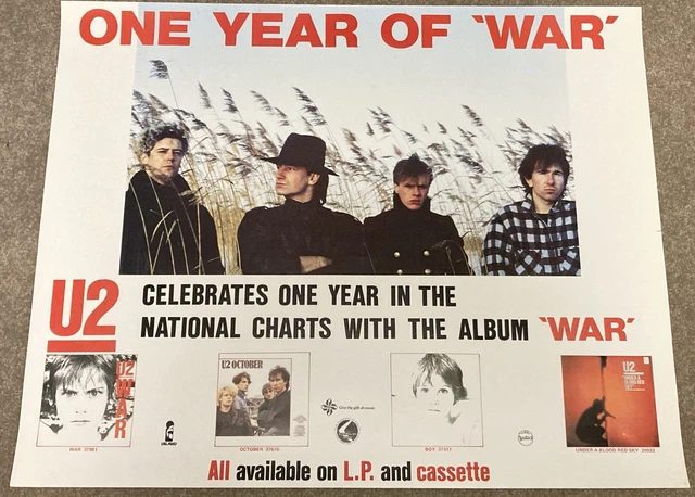 U2 - WAR (Anniversary)VERY RARE ORIGINAL Aussie/OZ in store PROMO ...