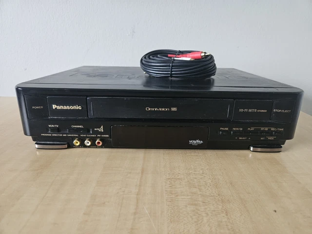 PANASONIC VCR VHS Player Video Cassette Recorder PV-4465S No Remote £39 ...