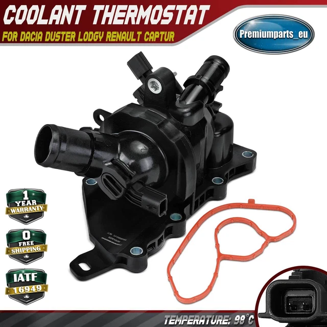 COOLANT THERMOSTAT ASSEMBLY for Dacia Duster Lodgy Renault Captur ...