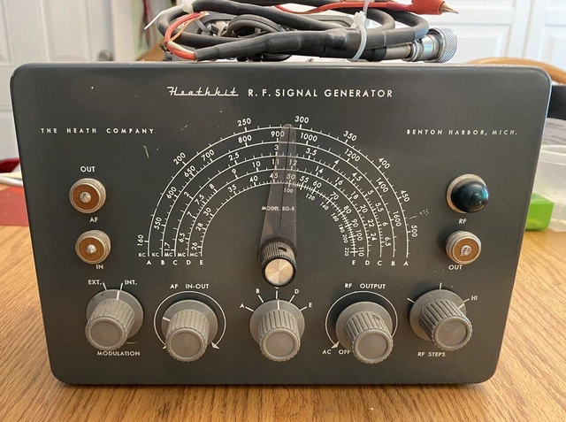 HEATHKIT SG-8 RF Signal Generator - Tested with Manual $40.00 - PicClick
