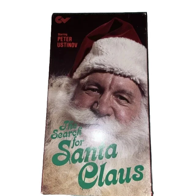 THE SEARCH FOR Santa Claus Vhs Christmas Family Peter Ustinov VHTF Rare ...