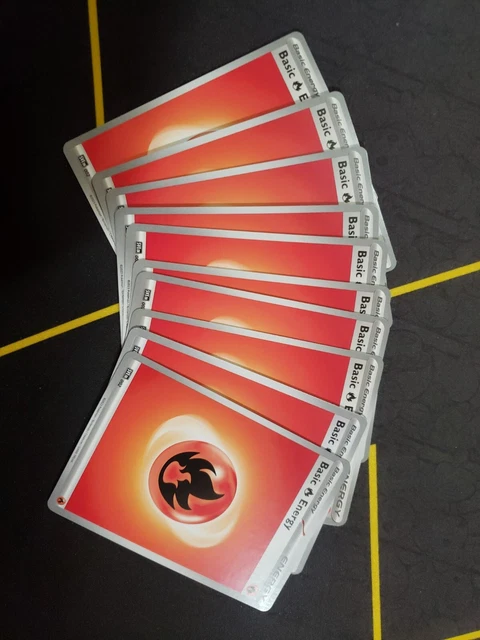 POKÉMON TCG BASIC Fire Energy 2023 (Scarlet and Violet 002) 10-Card ...