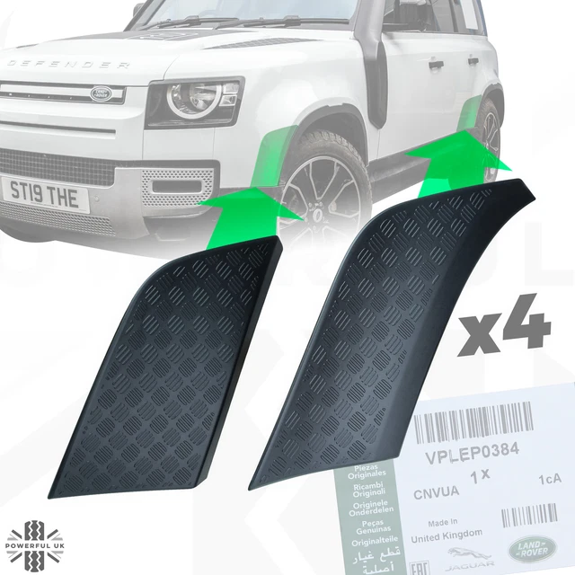 CHEQUER PLATE WHEEL arch kit for New Defender 2020 checker protection ...