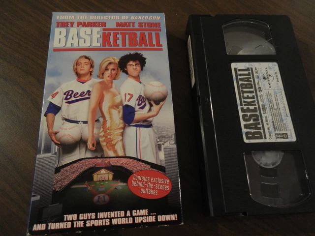 BASEKETBALL TREY PARKER Vhs Movie Matt Stone Comedy 1998 Cult Classic ...