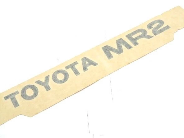 GENUINE NEW TOYOTA MR2 REAR DECAL Emblem Logo Sticker For MR2 £24.95 ...