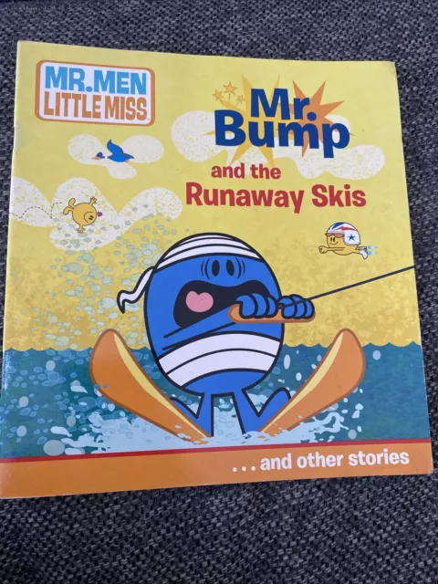 MR MEN LITTLE Miss Mr Bump And The Runaway Skis Paperback Book Like New ...