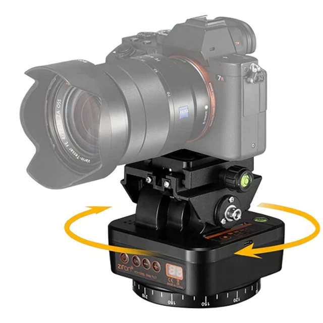 YT_1000 REMOTE CONTROL Pan Tilt Auto Panoramic Head for phone Cameras ...