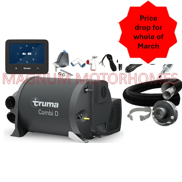 TRUMA COMBI D4E Diesel Combination Boiler Campervan Motorhomes Combi ...
