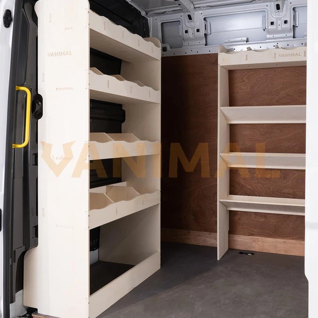 MERCEDES SPRINTER 2006-2018 MWB Front Toolbox & Bulkhead Ply Racking £ ...