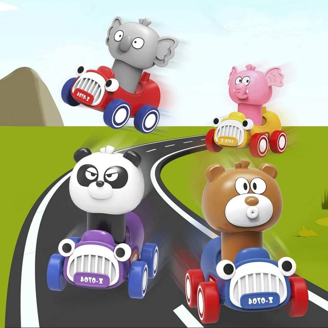 PRESS AND SLIDE animal car toy Kids Surprise Gift Play I4G4 £5.96 ...