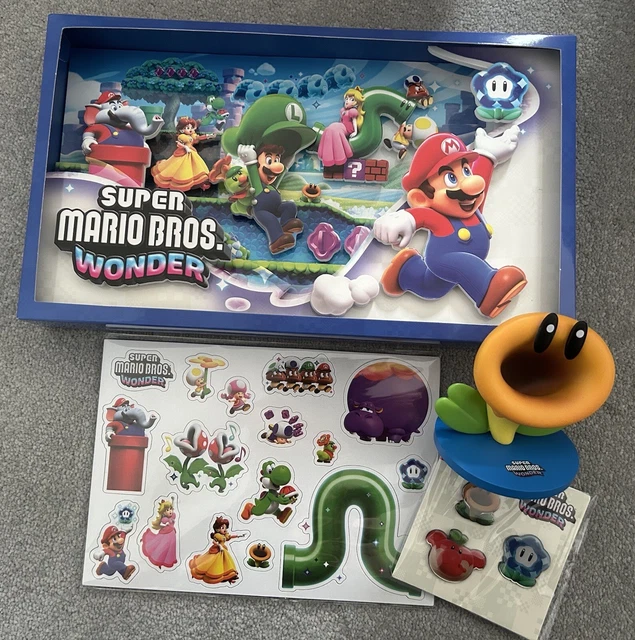 NINTENDO SWITCH - Super Mario Bros. Wonder Bundle -magnets, Diorama ...