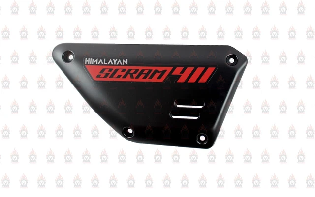 ROYAL ENFIELD &GRAPHITE Red Scram 411 Side Panel for Right Side" £53.95 ...