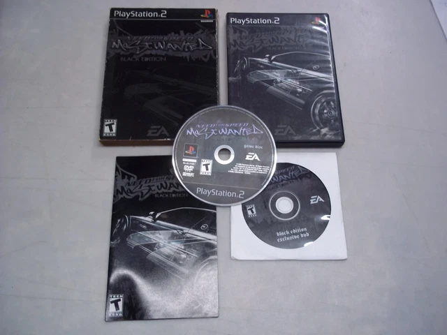 NEED FOR SPEED Most Wanted Black Edition Sony Playstation 2 Game PS2 ...