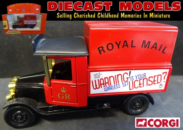 VINTAGE ROYAL MAIL Light Truck Van Lorry Corgi Diecast Collectors Scale ...