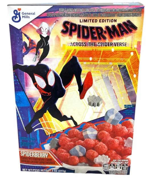 LIMITED EDITION SPIDER-MAN Across the Spider-Verse Cereal 11.2 oz ...