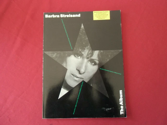 BARBRA STREISAND - The Album. Songbook livre de partitions piano ...