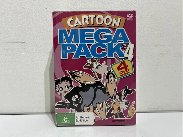 RARE - CARTOON MEGA Pack VOL #4 DVD Set - New Sealed Comedy - 4 x DVDS ...