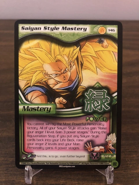 DBZ SCORE SAIYAN Style Mastery Buu Saga Rare Limited Card $10.00 ...