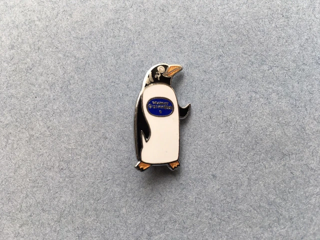 C1963 VINTAGE DRAUGHT Guinness Penguin Promotional Enamel Pin Badge £24 ...