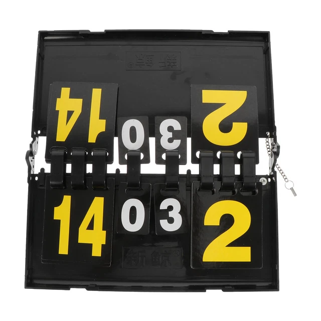 SCORING PLATE SCORE Recorder Scoreboard Flipper Tennis Keeper ...